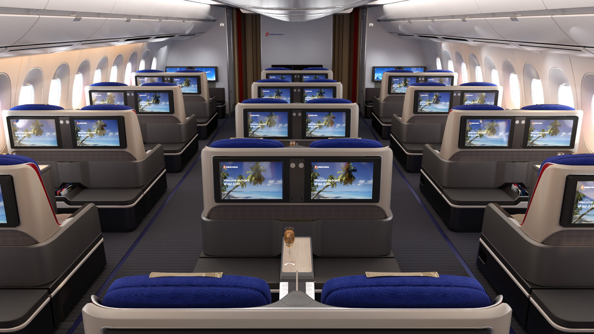 Edelweiss stellt ersten Airbus A350-900 in der Flotte vor