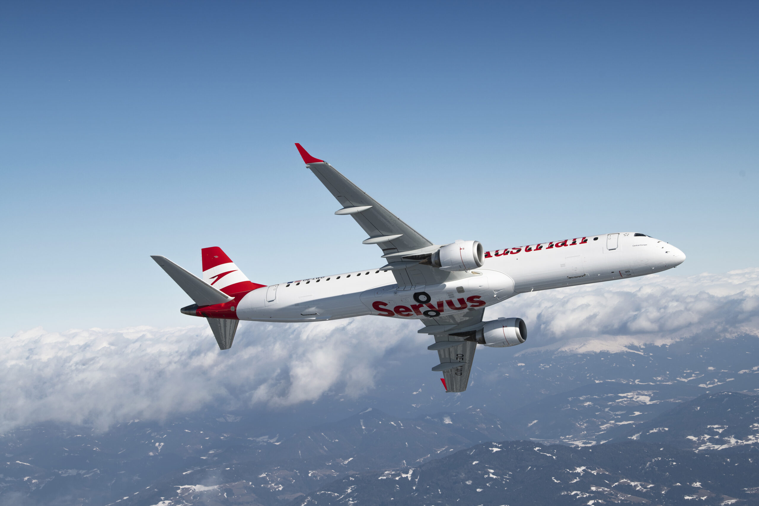 Austrian Airlines mustert Embraer 195 bis 2028 aus